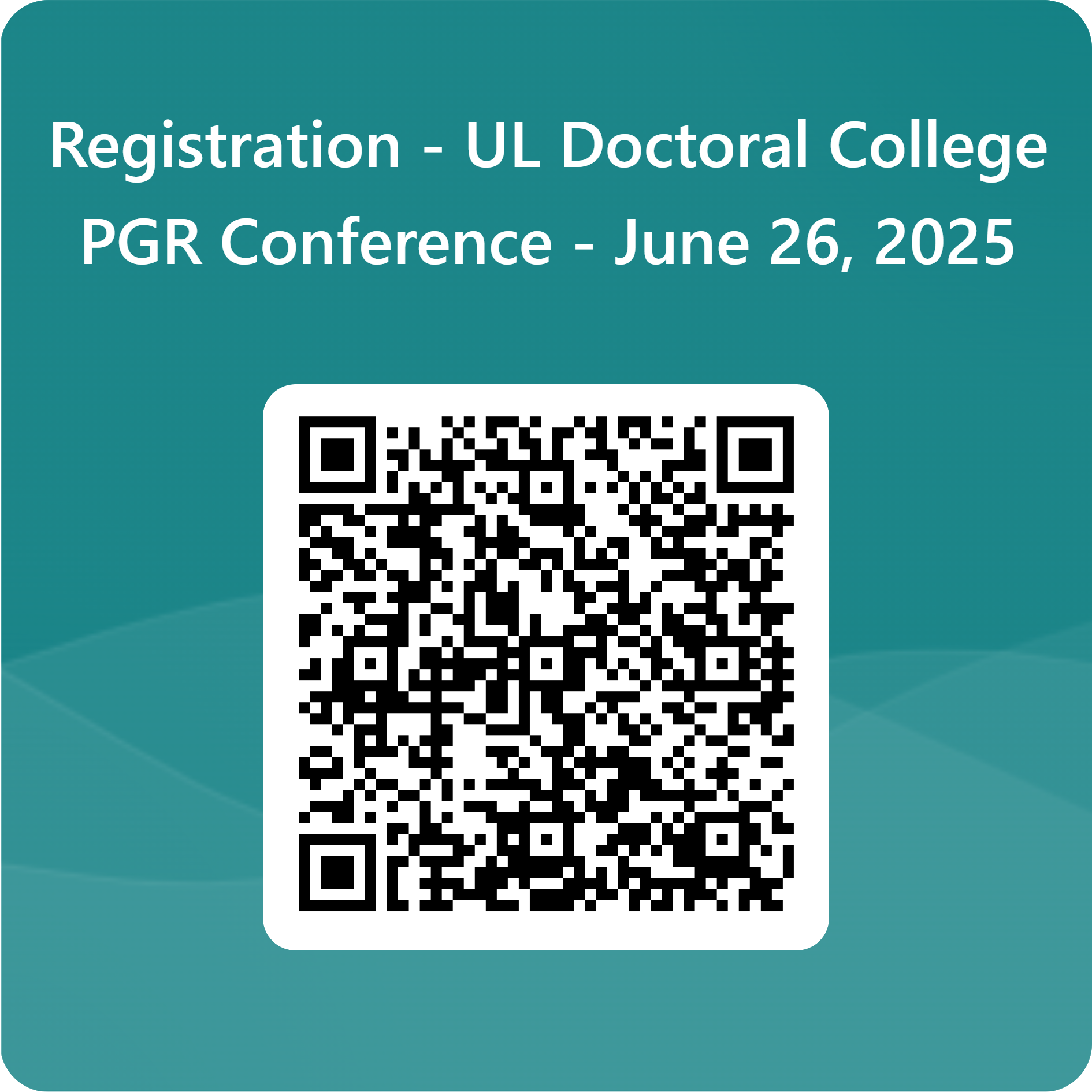 UL PGR Research Showcase 2025 – ULPSU
